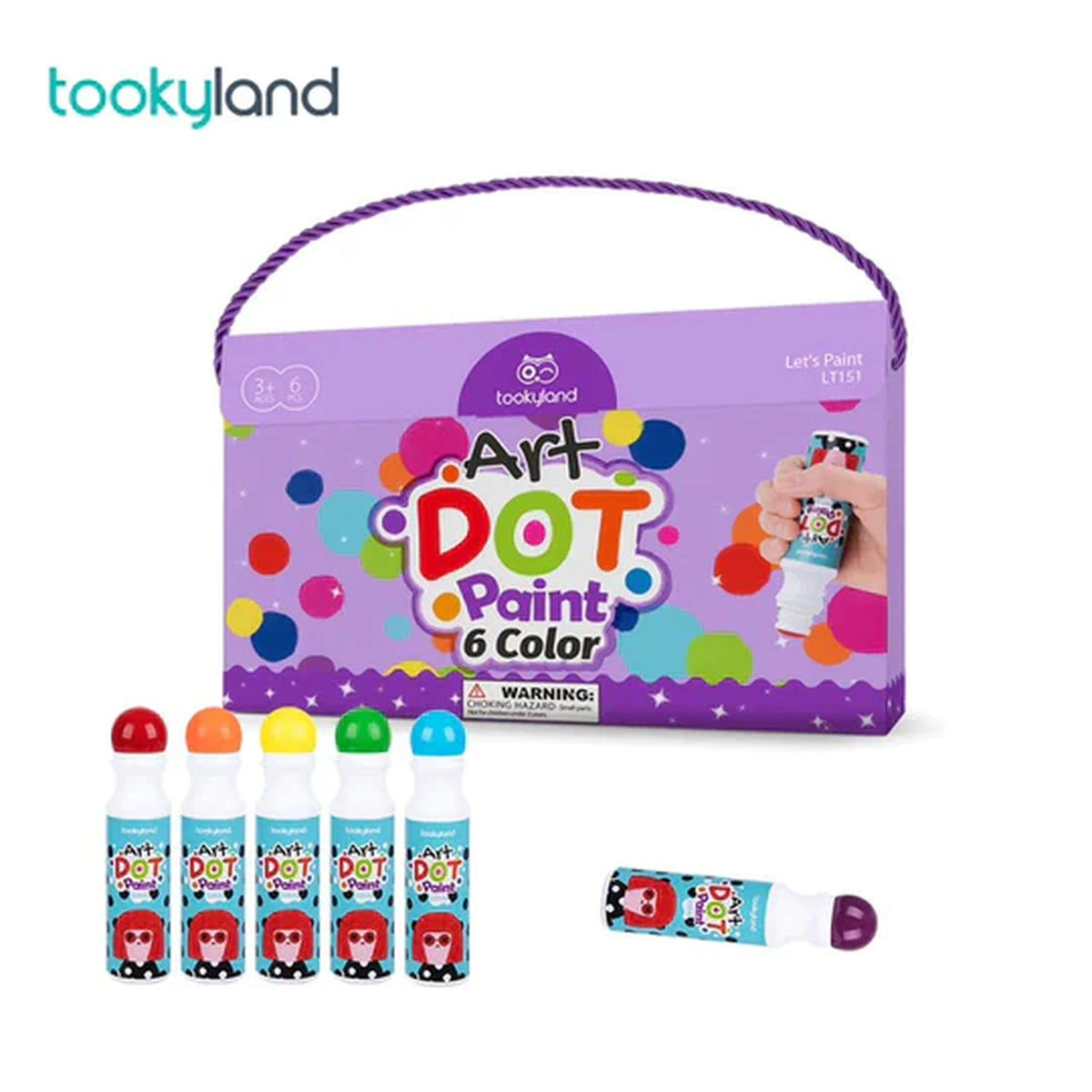 dot paint - Kit de 6 colores TookyLand con calidad premium — DidactiJuegos