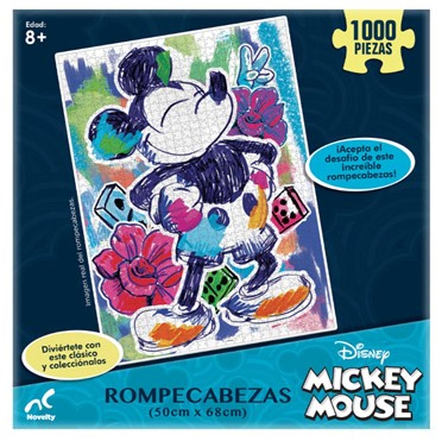 Rompecabezas Coleccionable Mickey Mouse Colores 1000 Piezas — DidactiJuegos