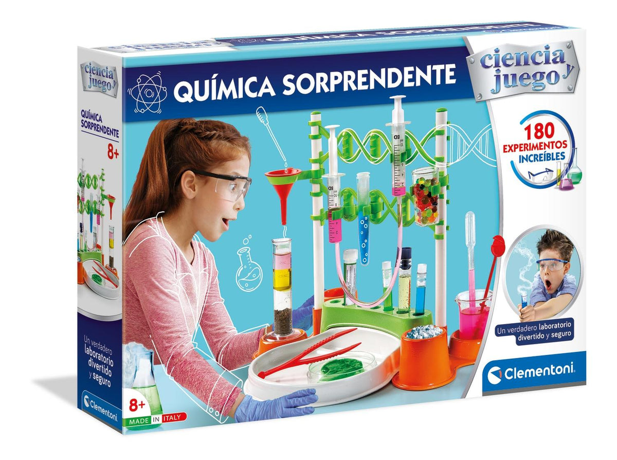 Kit Laboratorio Química sorprendente+180 Experimentos Cle — DidactiJuegos