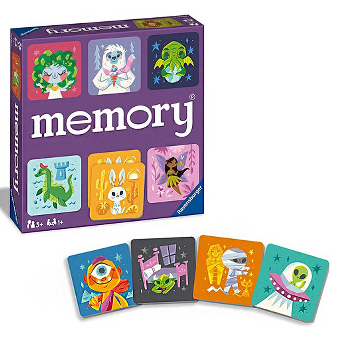 Juego De Memoria Infantil Monstruos Graciosos 48 Cartas — DidactiJuegos